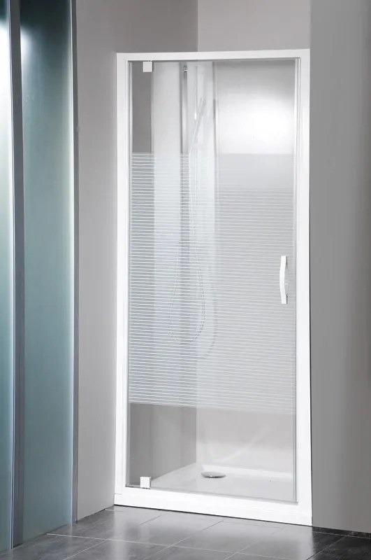 Sprchové dveře jednodílné otočné - sklo Strip (GE6680) Gelco