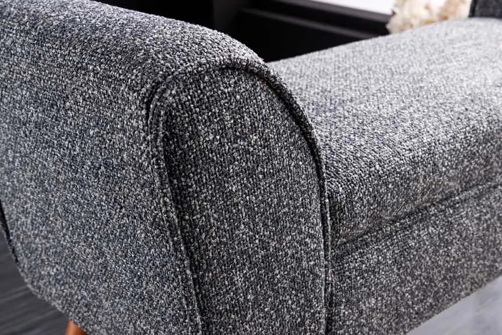 Designová lavice Dafina 90 cm antracitová