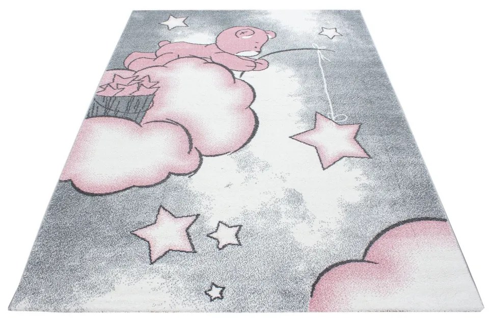 Ayyildiz koberce Dětský kusový koberec Kids 580 pink 80x150