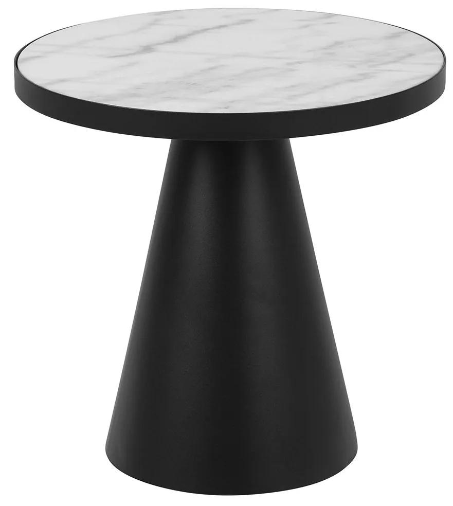 ACTONA Konferenční stůl Soli − černá 45 × 45,7 × 45,7 cm