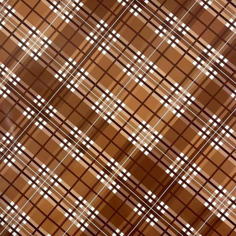 Ubrus PVC FL-181- hnědý - Role 140cmx 20m