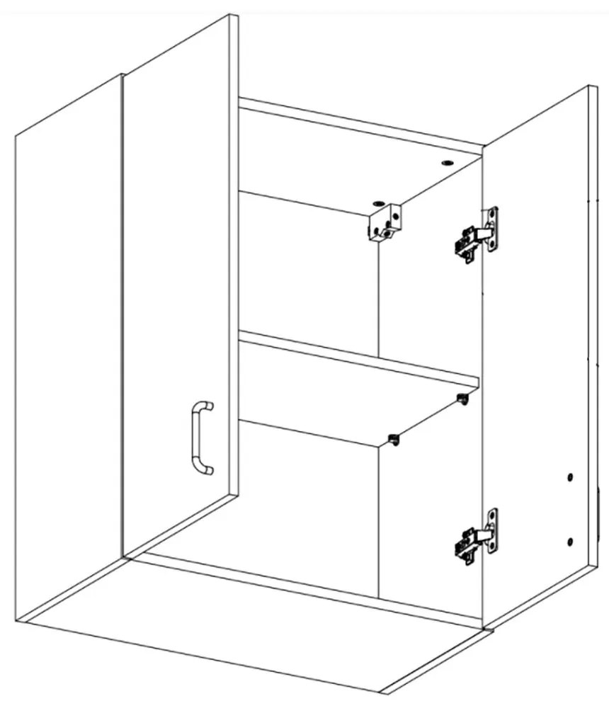 Kuchyňská linka Aspen D | 340 cm | bílá lesk