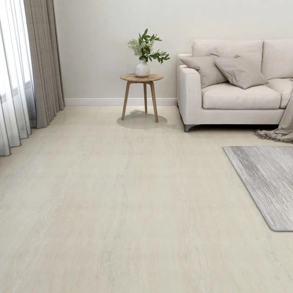 vidaXL Samolepicí podlahové desky 55 ks PVC 5,11 m² [144872] Barva: bílý mramor