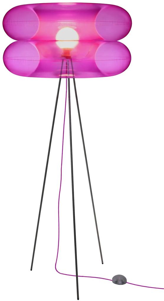 Puff Buff Big Pink, nafukovací růžová stojací lampa, 1x20W E27, výška 170cm