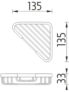 Nimco Drátěná polička - OP 101N-26