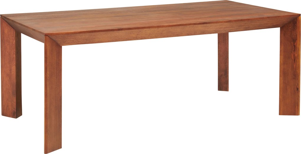 XXXLutz JÍDELNÍ STŮL, mangové dřevo, tmavě hnědá, 200/100/76 cm MID.YOU - Jídelní stoly - 001139010102