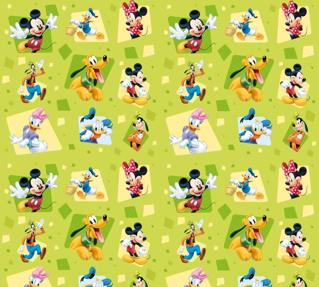 AG Design Textilní závěs MICKEY MOUSE FCSXL4365, 180 x 160 cm (2 ks)