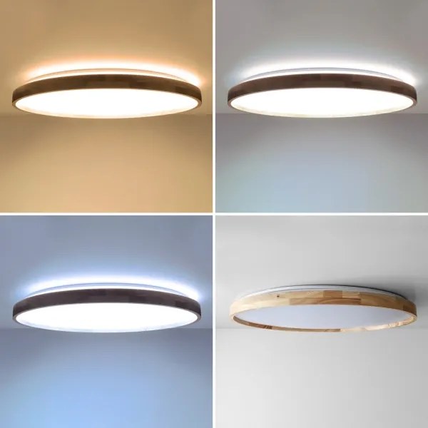 BRILAGI -LED Stmívatelné svítidlo ALSON LED/72W/230V 3000-6500K dub pr. 78 cm+DO