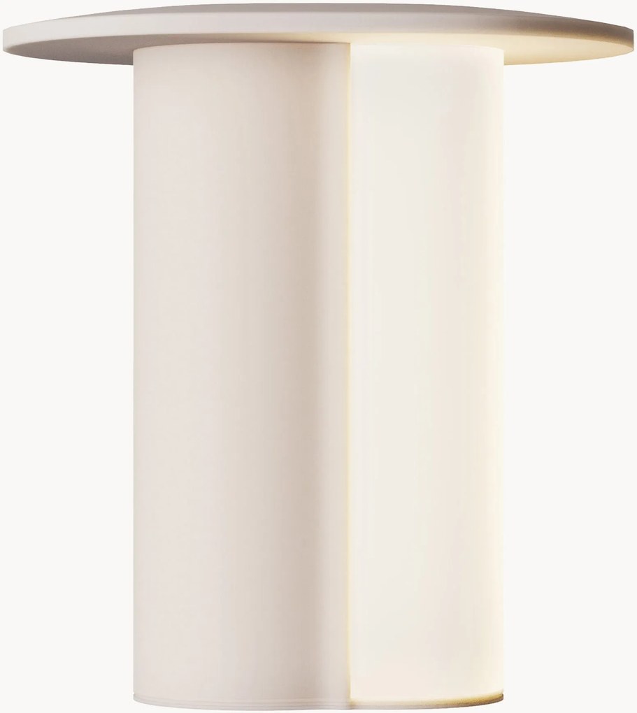 Stmívatelná malá stolní LED lampa Asym, přenosná