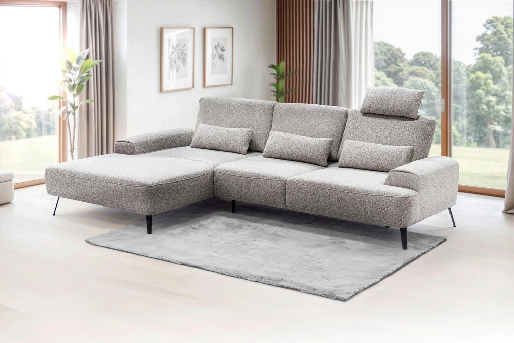 XXXLutz ROHOVÁ SEDAČKA, textil, béžová MID.YOU - Sedací soupravy - 000694007705