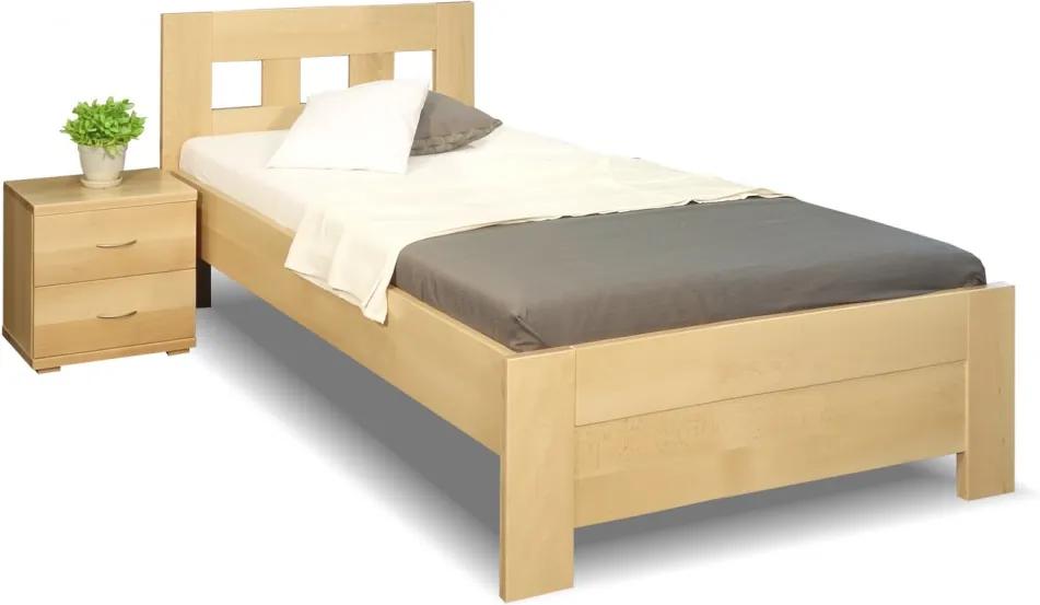 Zvýšená postel z masivu Rocco, , masiv buk , 80x200 cm
