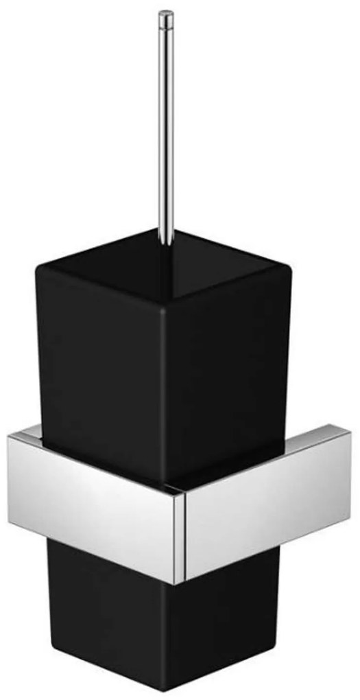 Steinberg 460 - WC štětka nástěnná s držákem, černé sklo/chrom 460 2904