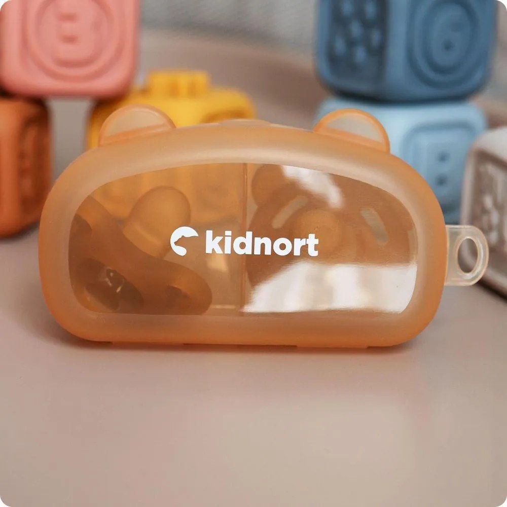 Kidnort Silikonový dudlík Happling 2 ks 0 m+