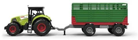 MaDe Farm Collection Traktor s přepravníkem, realistické zvuky, 35cm