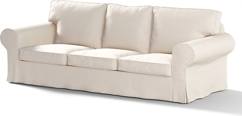 Potah na pohovku IKEA Ektorp 3-místná rozkládací, NOVÝ MODEL 2013 barva béžová látka pletený vzor