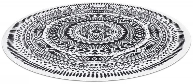 Dywany Łuszczów Kusový koberec Napkin grey kruh - 120x120 (průměr) kruh cm