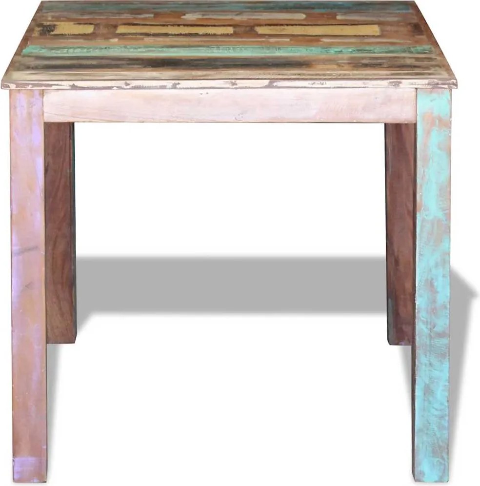 Jídelní stůl masivní recyklované dřevo 80 x 82 x 76 cm 243452