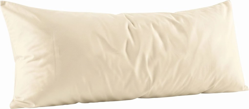 Kvalitex Bavlněný povlak na relaxační polštář smetanový 55x180cm