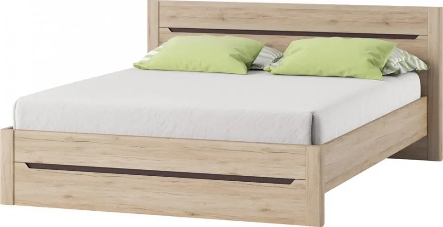 Casarredo - Komfort nábytek Postel DESJO 53, 160x200, dub sanremo