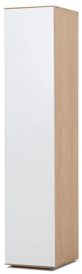 Modulový díl skříně s konstrukcí z masivního dubového dřeva s 5 policemi Gazzda Ena
