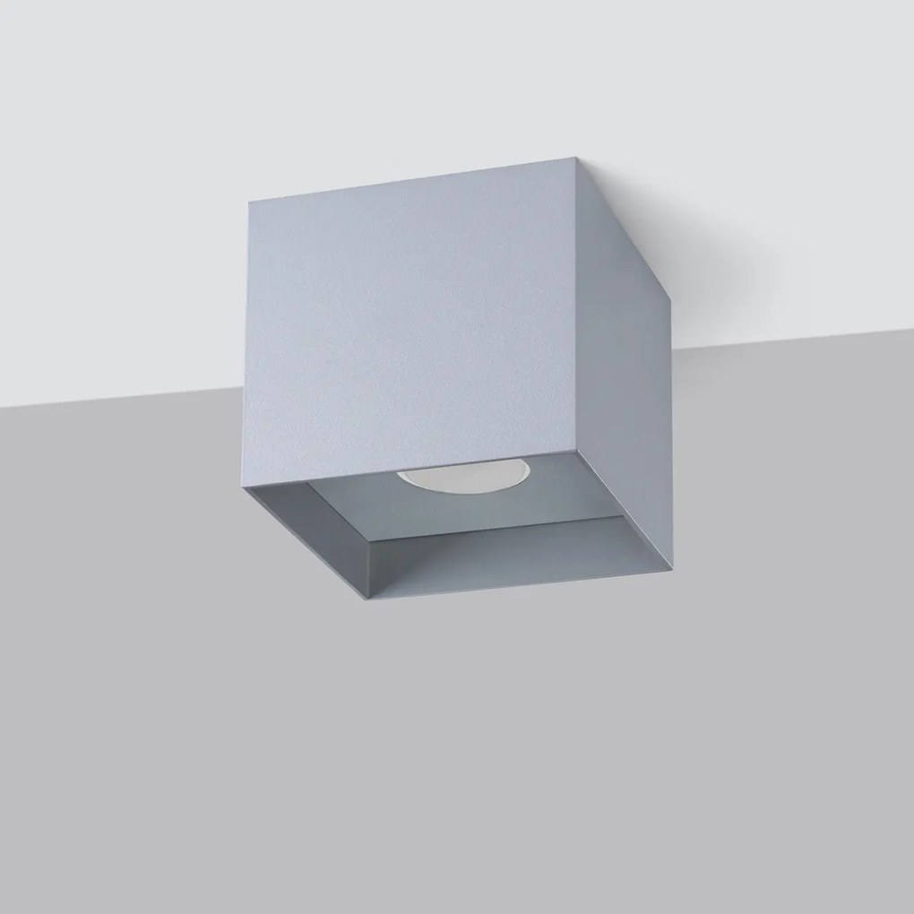 Sollux Lighting Stropní svítidlo HATI šedé