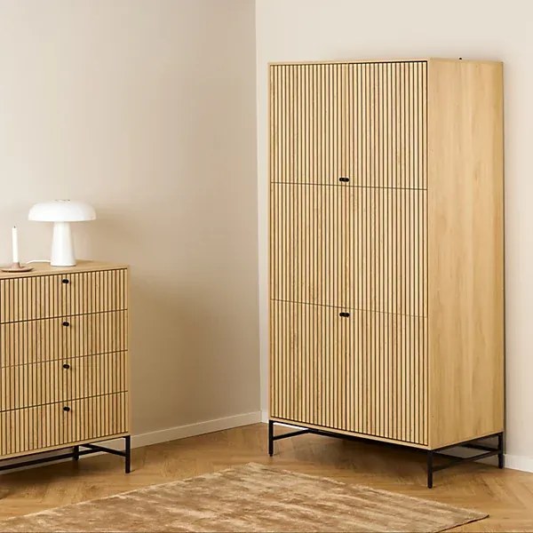 Šatní skříň Albany 99 cm dub přírodní