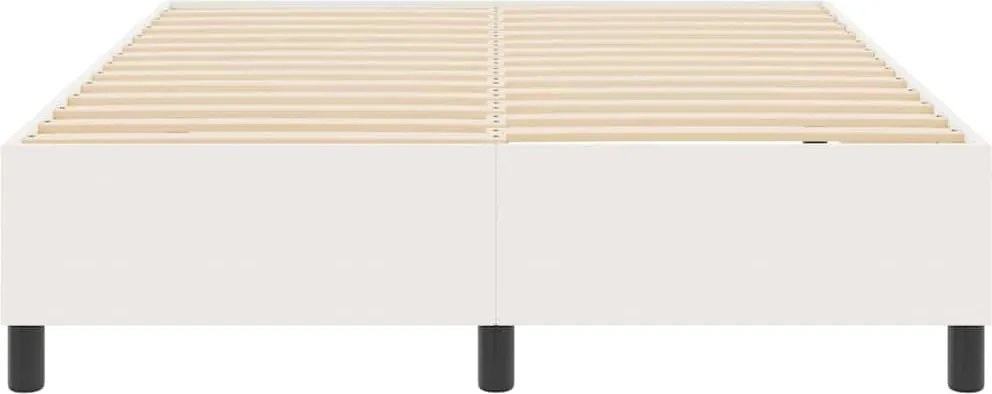 Rám platformy Krémová 140 x 190 cm Žebrovaná látka 3337409