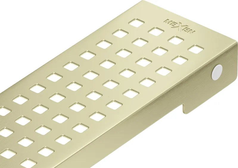 Mexen Flat M08 krytka žlabu 90 cm, zlatá matná, 1A25090