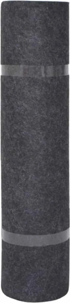 Koberec Antracitová 1,2 x 10 m Polyester 331334