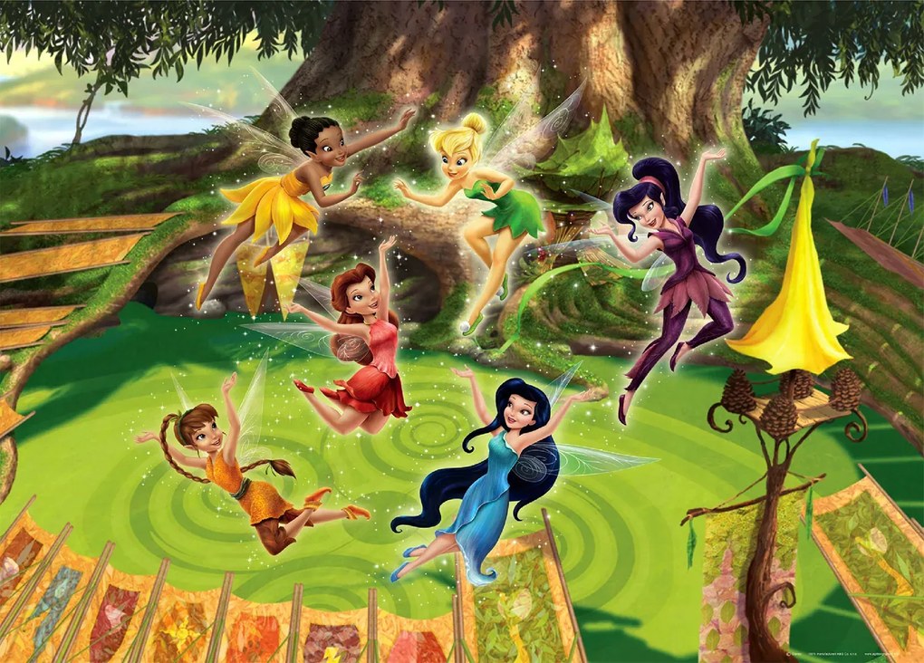 Dětská vliesová fototapeta na zed' Víly v Lese, Disney | 155 x 110 cm | DFTDNM 5203