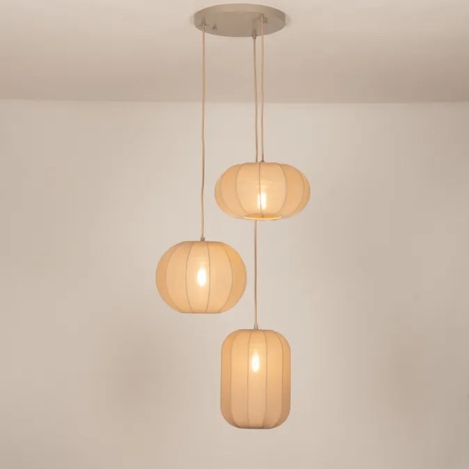 Závěsné svítidlo Yapan Dark Taupe Trio