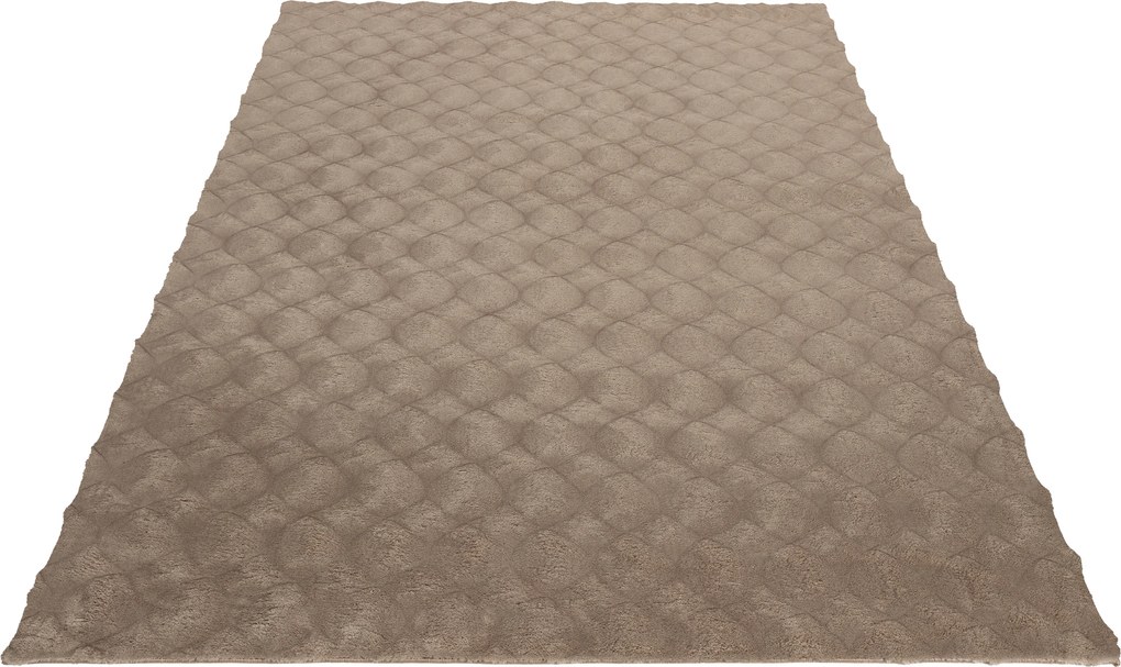 Obsession, Kusový koberec Diamond Cut 800 Taupe, 200x290, hnědá, ložnice