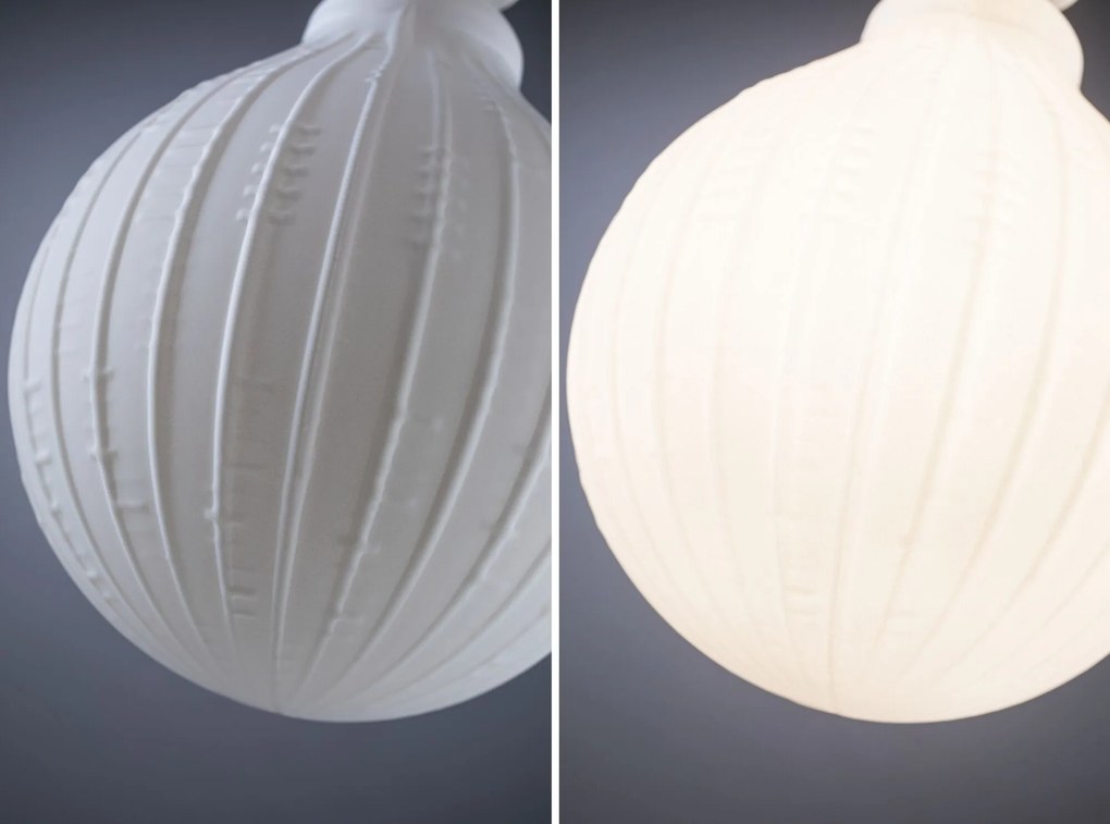 Paulmann 29079 Lampion, dekorativní žárovka E27 LED 4,3W 3000K, stmívatelná, průměr 12,5cm
