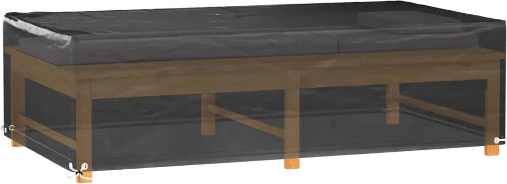 Plachty na zahradní nábytek 2 ks s 8 očky 125x70x35 cm obdélník 3155340