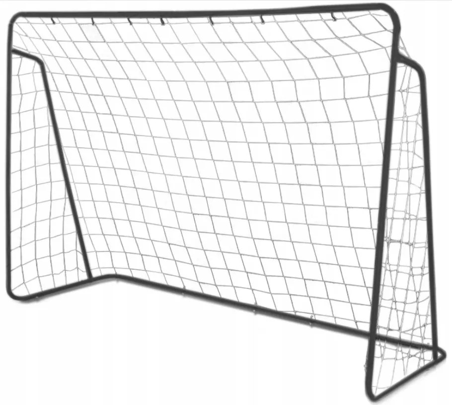 TRENDIE Fotbalová branka 240x150 cm černá