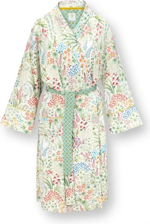 Pip Studio Naomi kimono Querida, bílé (Kimono z měkké strečové viskózy)