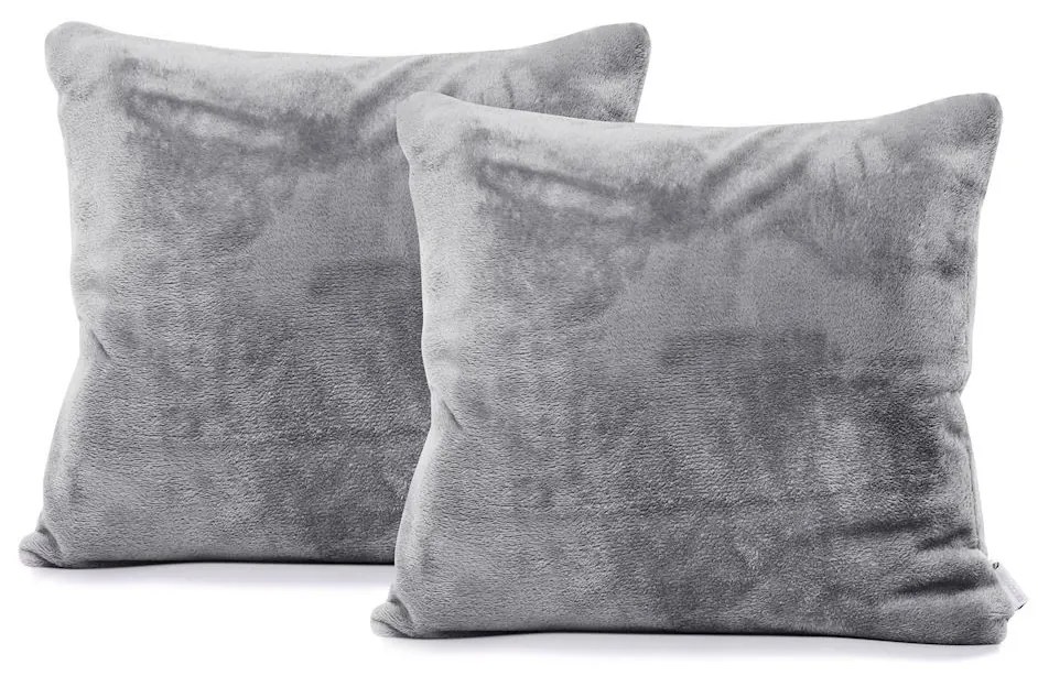 Povlak na polštář DecoKing MIC 45x45 cm stříbrný