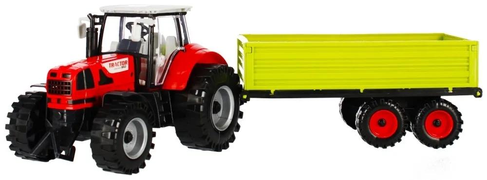 CreativeToys Traktor s vlečkou - pull&amp;back