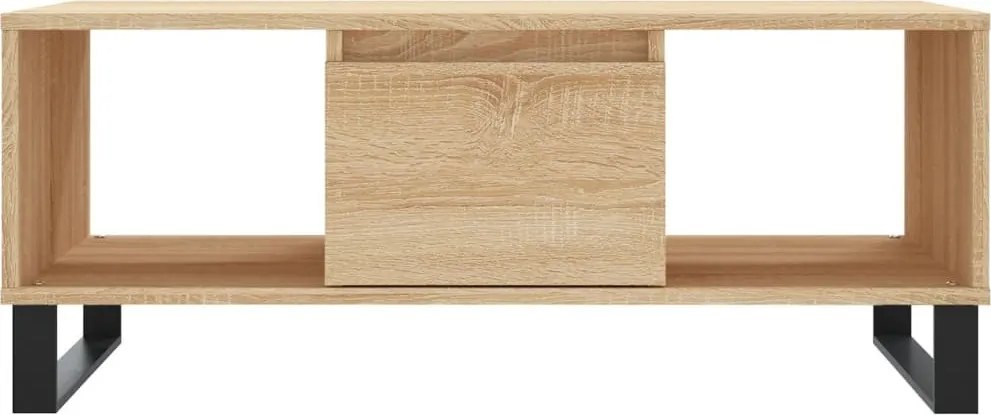 vidaXL Konferenční stolek 90 x 50 x 36,5 cm kompozitní dřevo [830599] Barva: šedá sonoma