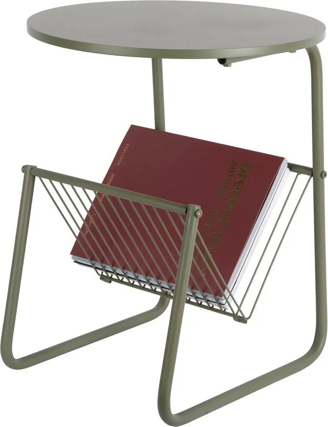 Kovový kulatý odkládací stolek ø 40 cm Riqueza Revista – Leitmotiv