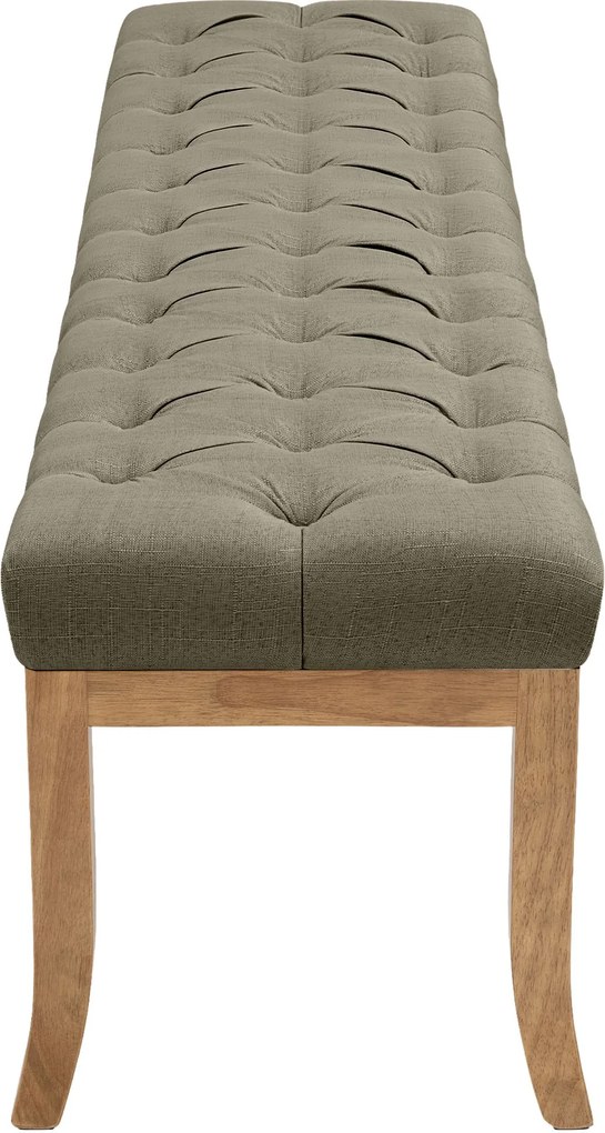 Lavice Ramses látka světlý antik 150 – taupe