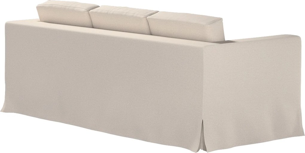 Potah na pohovku IKEA Karlanda 3-místná nerozkládací, dlouhý barva šedá látka pletený vzor