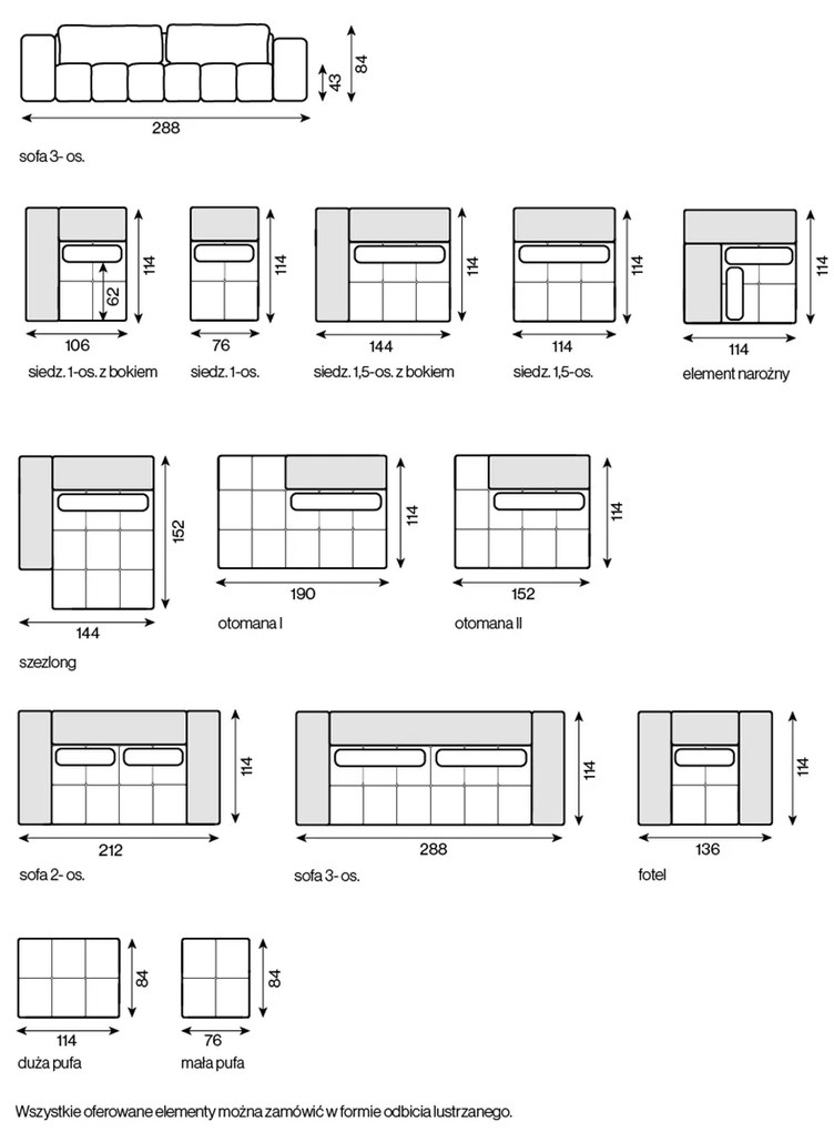 Béžová, Rohová pohovka COMO, 335 cm