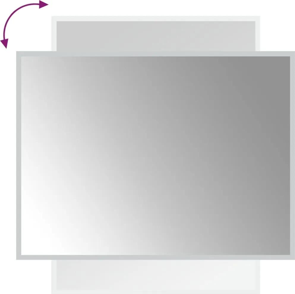 vidaXL Koupelnové zrcadlo s LED osvětlením 60 x 80 cm [3154081]