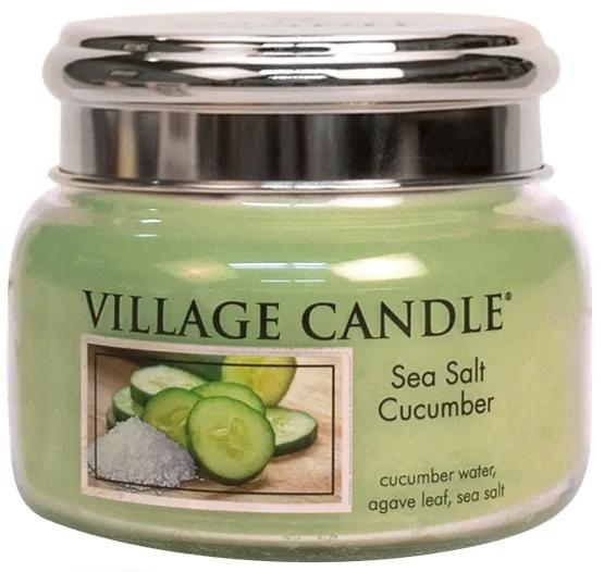 Village Candle Vonná svíčka ve skle - Sea Salt Cucumber - Mořská svěžest, 11oz