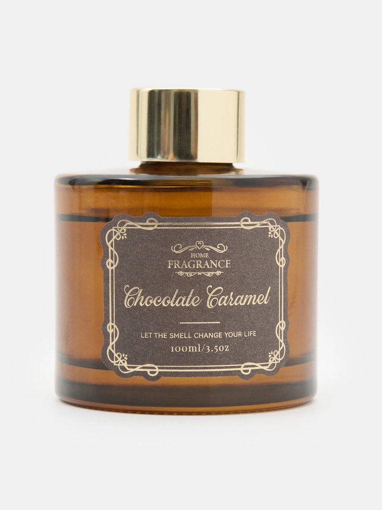 Sinsay - Vonný difuzér s tyčinkami Chocolate Caramel - tmavě hnědá