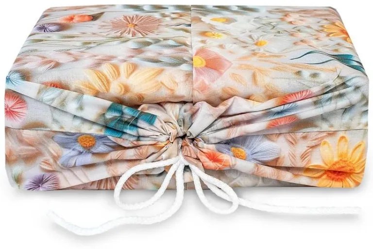 Francouzské 5D povlečení 200x200, 70x90cm Polní kvítí Kvalitex 7120001595Z