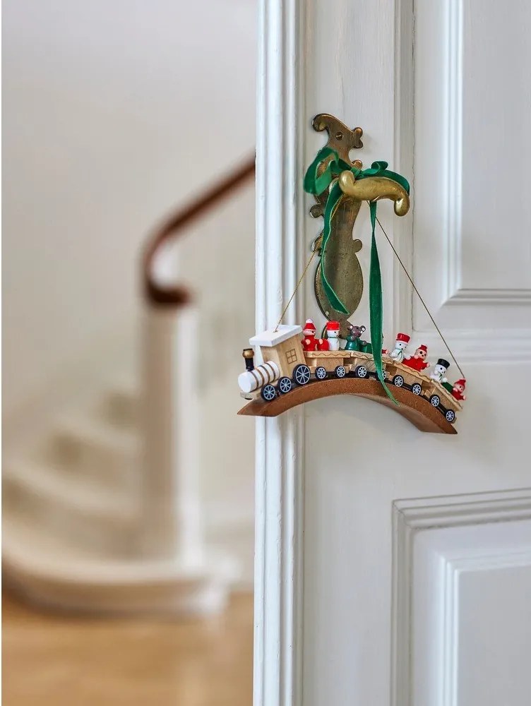 Dřevěná vánoční ozdoba 22 cm Bertie – Bloomingville