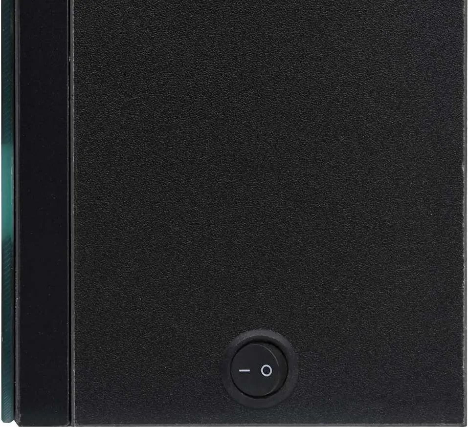 LED koupelnová skříňka se zrcadlem černá 50 x 14 x 60 cm 326480