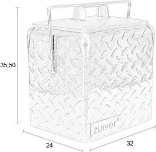 Chladicí box ve stříbrné barvě 15 l Cooler Be Heavy – Zuiver